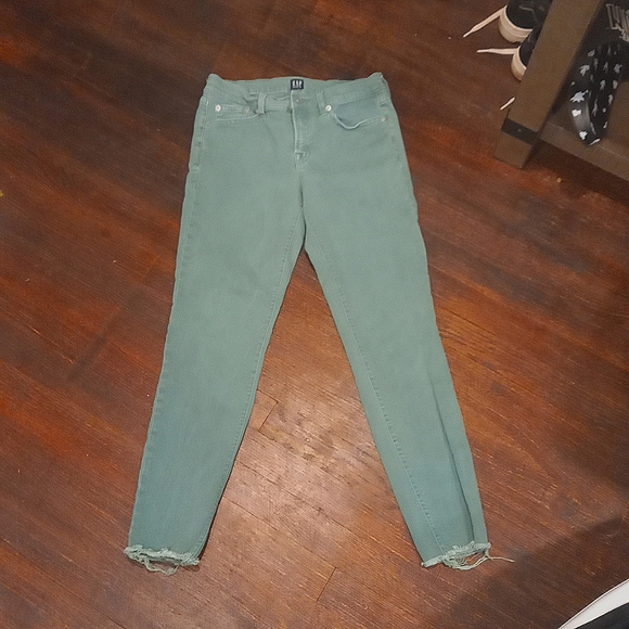 GAP | Jeans | Green Denim Jeans | Poshmark